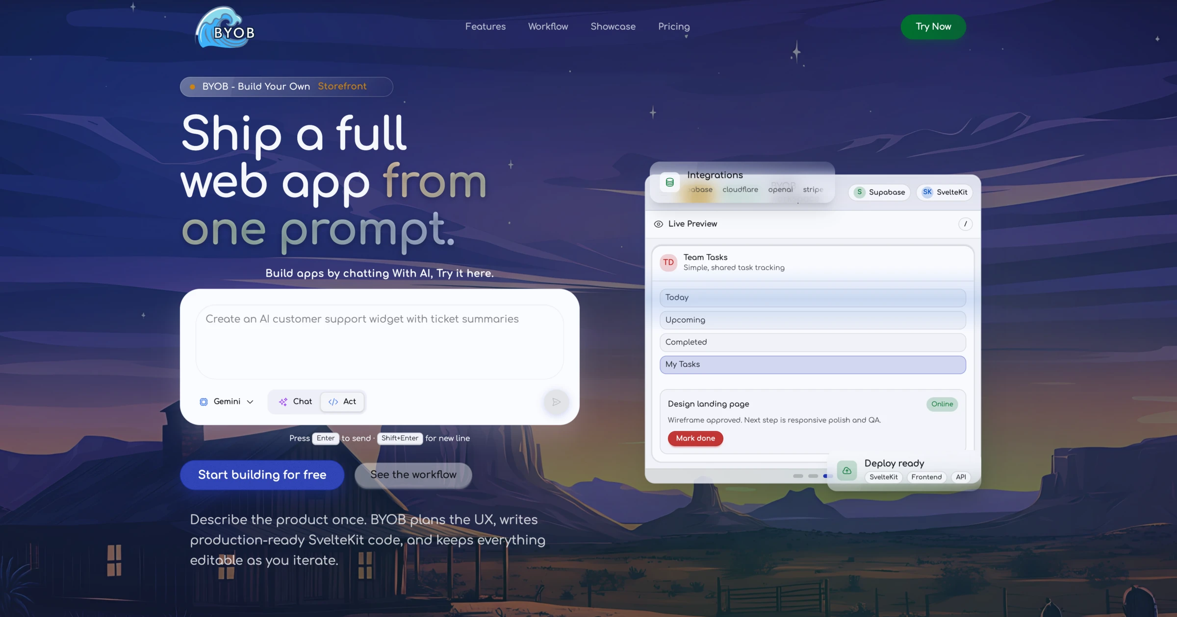 BYOB | Build Web Apps with AI - No Code Required